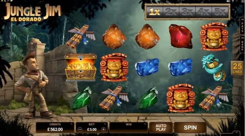 Jungle Jim El Dorado แนะนำเกมสล็อต Microgaming - SLOTXO