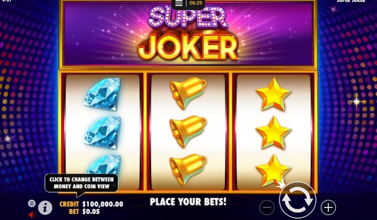 Super Joker สล็อตค่าย Pragmatic Play - SLOTXO เว็บตรง